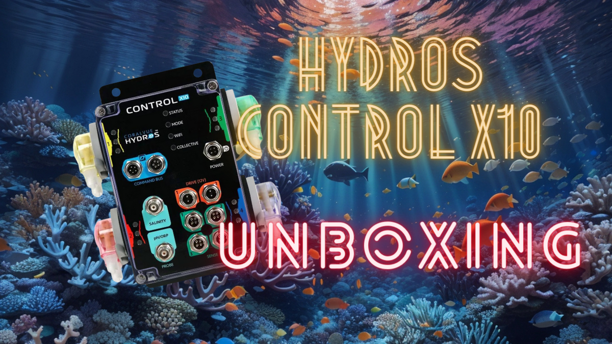 HYDROS Control X10 what's in the box / Unboxing — Reef Supplies Canada