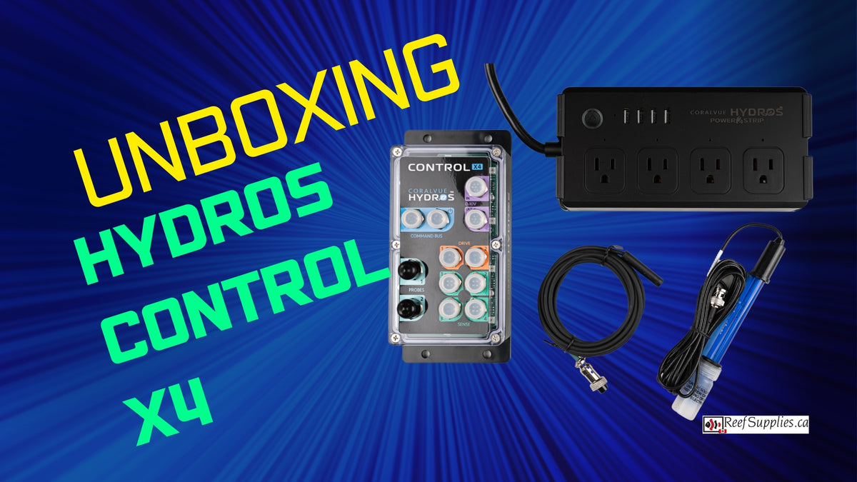 HYDROS Control CX 4 Starter Pack / whats in the box / Unboxing — Reef Supplies Canada