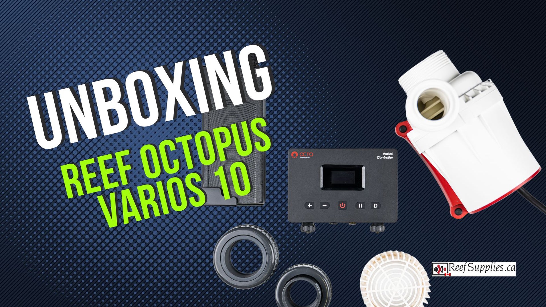 Reef Octopus Varios 10 Controllable Circulation Pressure Pump unboxing ...