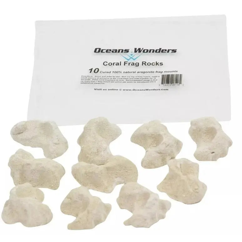 Oceans Wonders Coral Frag Rocks - 10 Pack — Reef Supplies Canada