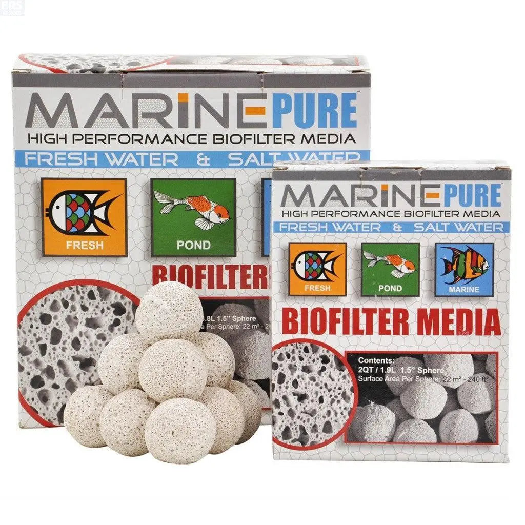 Marinepure High Performance Biofilter Media - 3.8L (1.5") — Reef ...